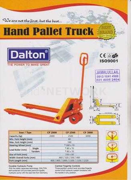 Hand Pallet/hand Lift/hand Truck merk Nansin | Dalton | OPK | dsb